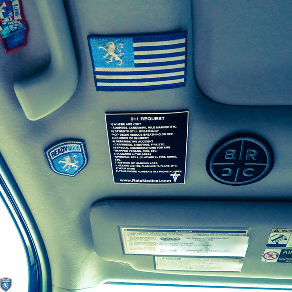 911 Request Velcro PVC Patch – Readyman