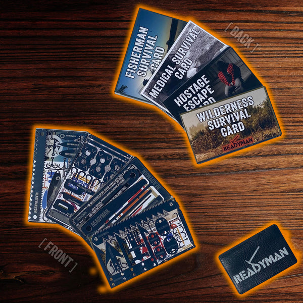 Ultimate Wallet Size Survival Card Kit – Readyman
