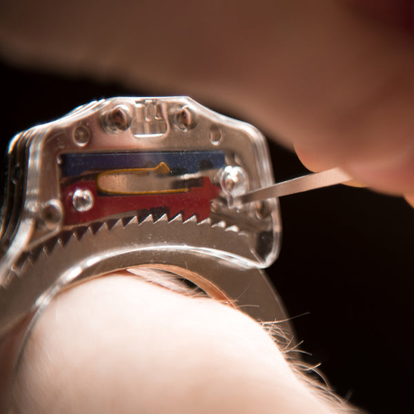 Acrylic Training Handcuffs with Color Coded Mechanics – Readyman